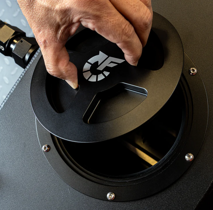 60-00250 Flo Supply 6" Low Profile Billet Screw in Lid Assembly | eBay