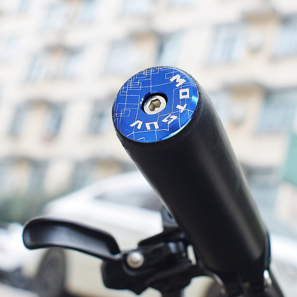 2pcs Aluminum Bicycle Handlebar Bar End Plugs for MTB Folding Bike ...