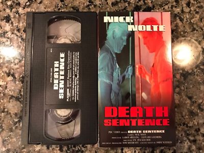 Death Sentence (1972) VHS Nick Nolte Cloris Leachman wrongful murder ...