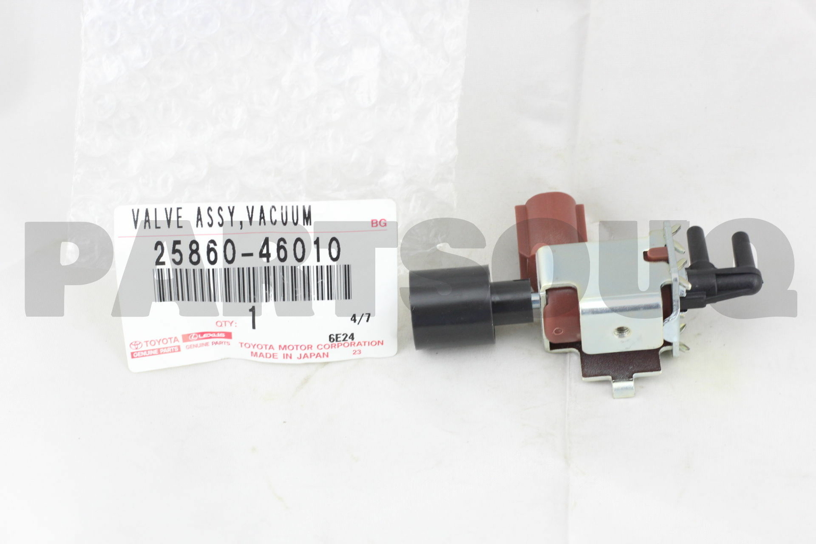 2586046010 Genuine Toyota VALVE ASSY, VACUUM SWITCHING, NO.1 25860 ...