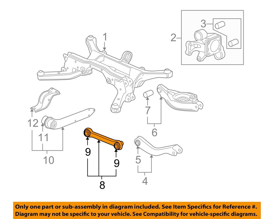 GM OEM 05-17 Captiva Sport Suspension Components-Lower Arm 22678193 | eBay
