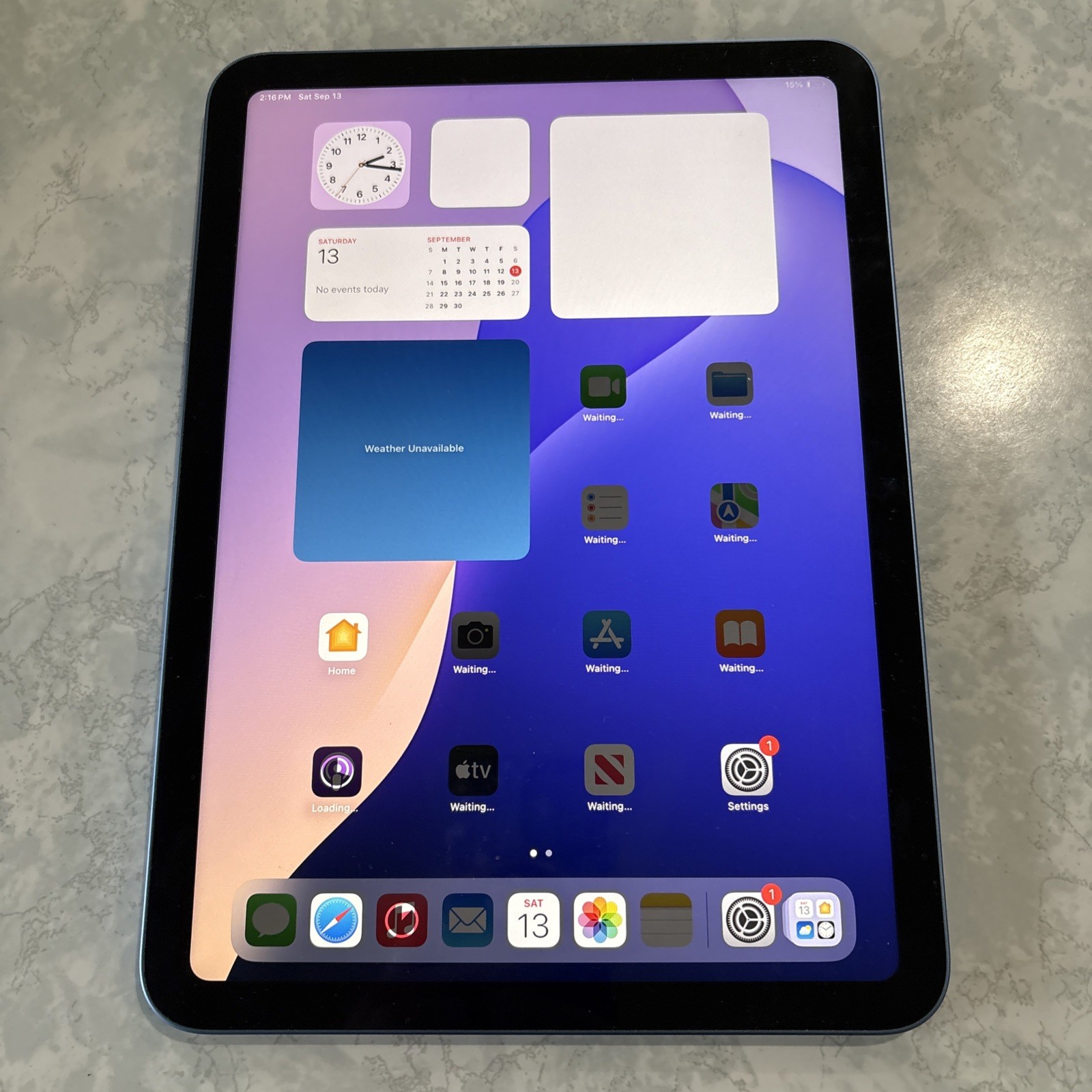 WiFi Only Apple iPad 10th Gen 64GB Blue MPQ13LL/A | eBay