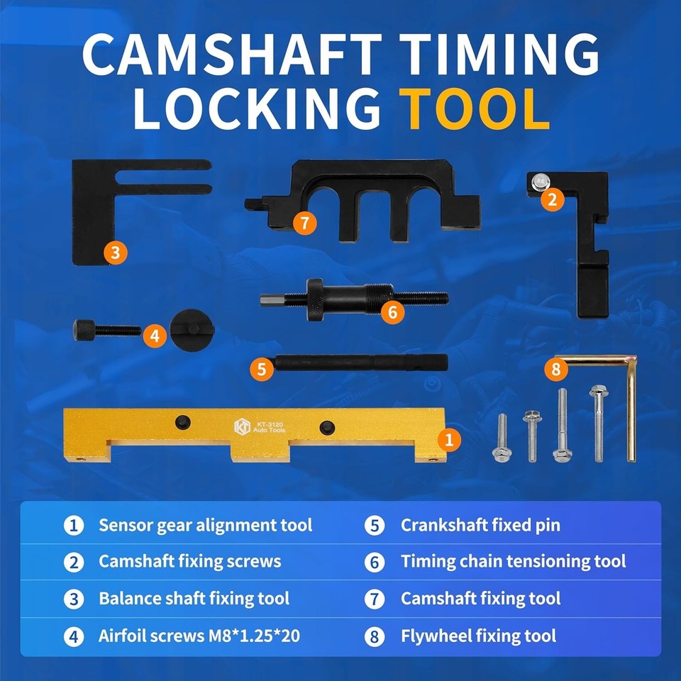 Engine Camshaft Locking Timing Tool Kit for BMW N42 N46 N46T E87 E46 ...