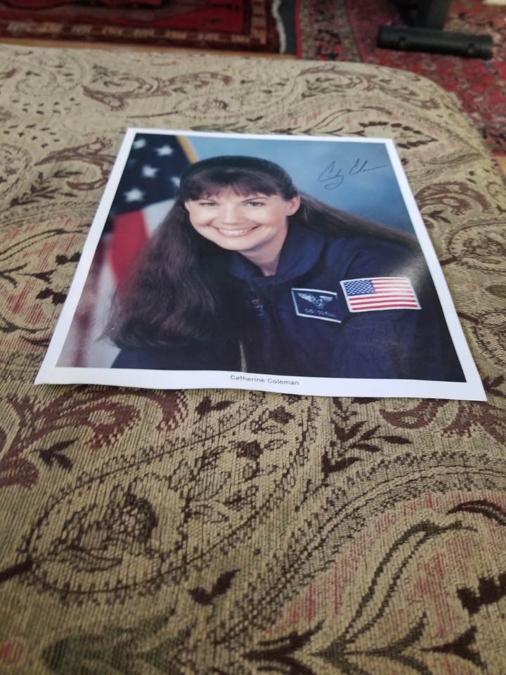 Catherine Coleman Autographed 8X10 NASA Photo - Hard To Find PORTRAIT ...
