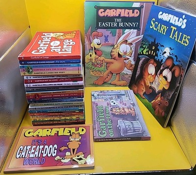 Lot Of 25 Garfield Books Jim Davis Comics Books | eBay