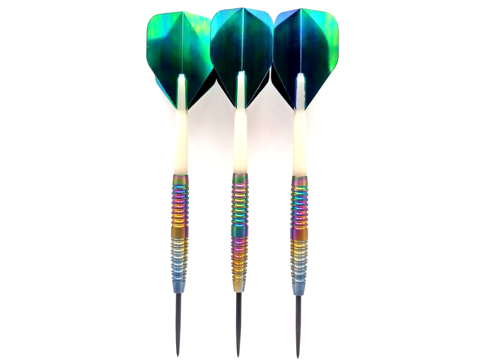 Tungsten Darts 20g Rainbow Barrels, Aluminium Shafts, Flights ...