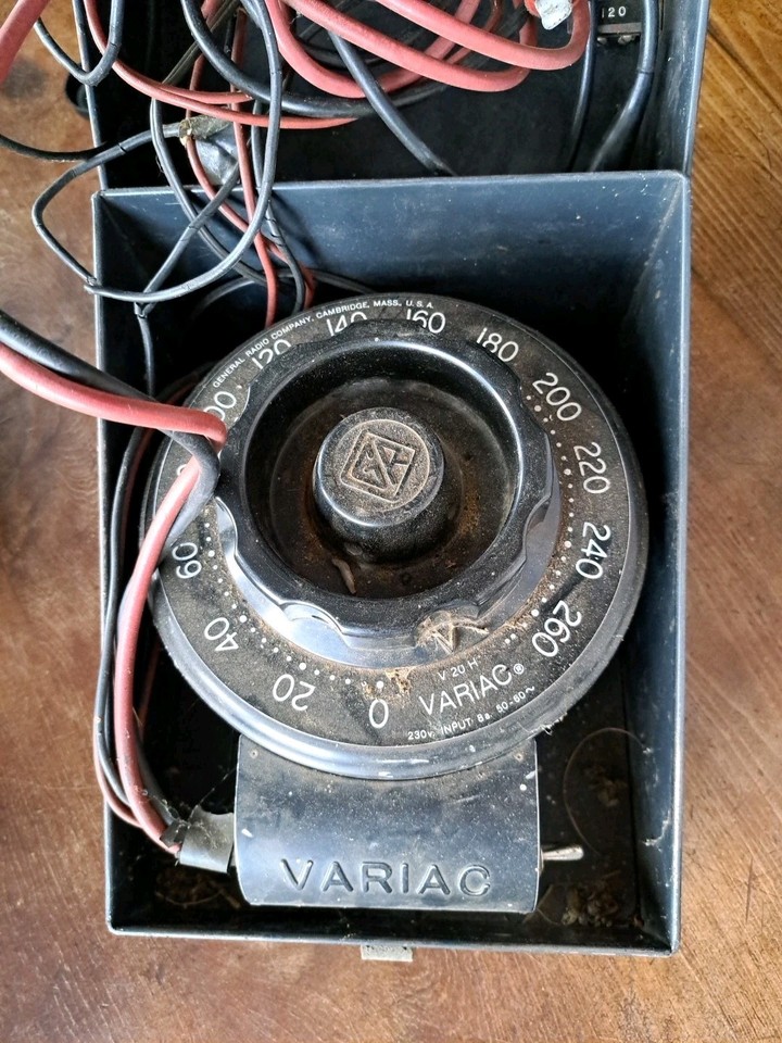 Vintage Radio Type V20h Variac Variable Transformer 230v Test Equipment ...