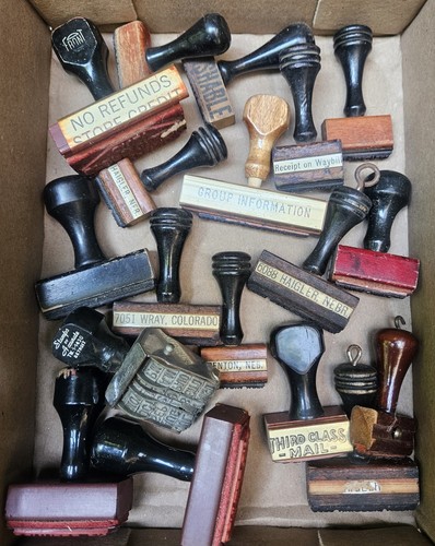 18 Vintage Desktop Wooden Handled Business Accounting Post Office ...