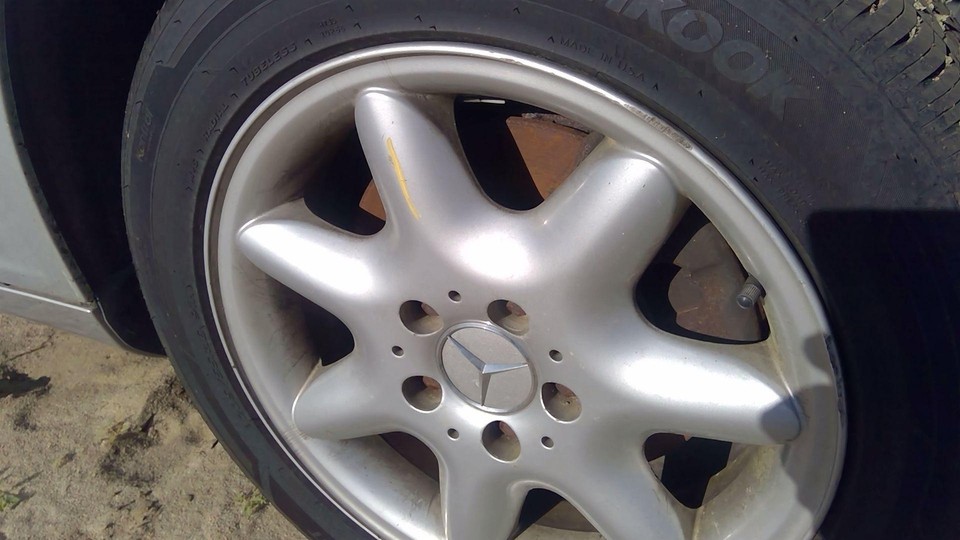2001 2002 2003 2004 Mercedes C240 16" Aluminum Wheel Oem Factory 7 Spoke Rim #1 | eBay