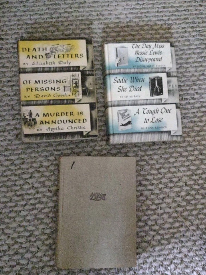 9 Book Detective Book Club Bundle / Lot Vintage Hardcover Books | eBay