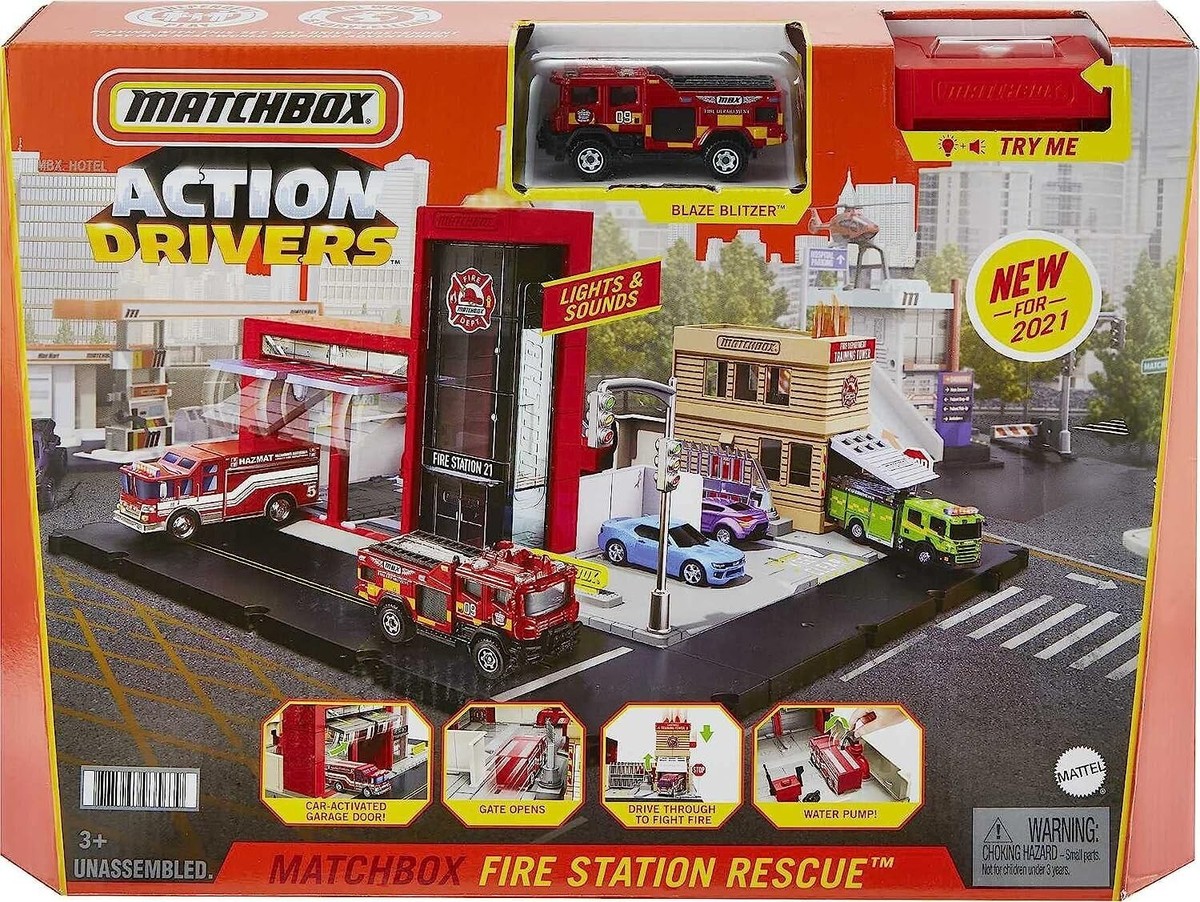 Matchbox Fire Station Playset