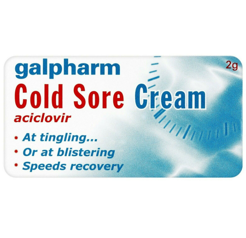 Galpharm Cold Sore Cream 2g 5% Tingle Lip Herpes Virus Blister | eBay UK