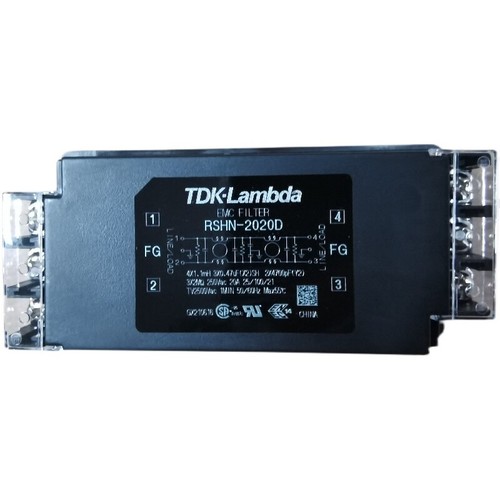 1pc NEW TDK Lambda RSHN-2020D Single Phase Power LINE FILTER 250VDC/VAC 20A DIN | eBay