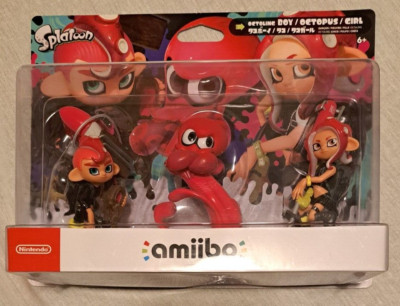 New! Octoling + Boy + Girl (Nintendo Amiibo Figure) Splatoon 2 Series 3 ...