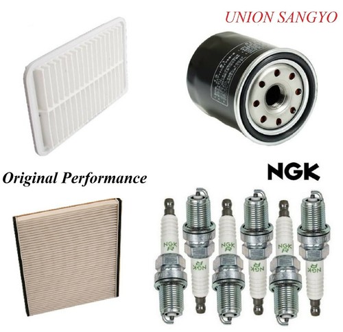 Tune Up Kit Air Cabin Oil Filters Spark Plugs For LEXUS RX330 V6 3.3L ...
