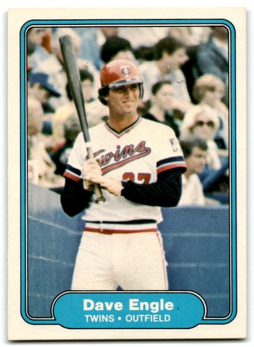 1982 Fleer Dave Engle Minnesota Twins #552 | eBay