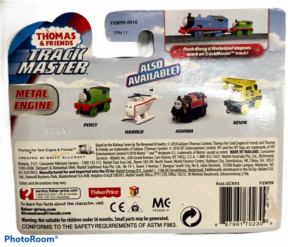 Thomas and Friends Trackmaster THOMAS THE TRAIN Engine Push Along Toy ...