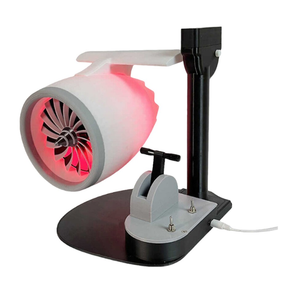 USB Jet Fan Engine Model with Humidifier and Tail Light Jet Engine Fan ...