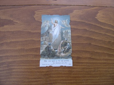Holy Cards - Antique Holy Card Of Jesus