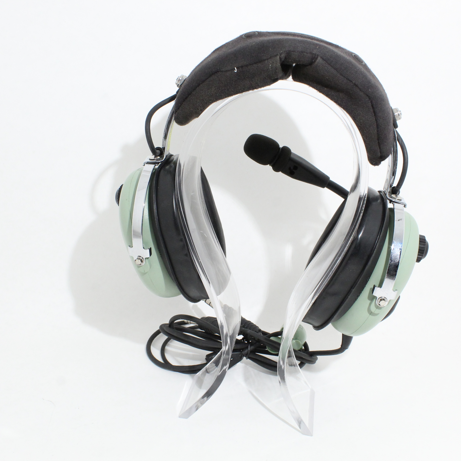 Very Good David Clark H10-13S Dual Plug Stereo Headset Passive Noise ...