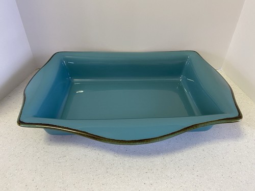 Southern Living at Home Tuscan Everyday Baker 9x13 Stoneware Baking Dish Blue | eBay