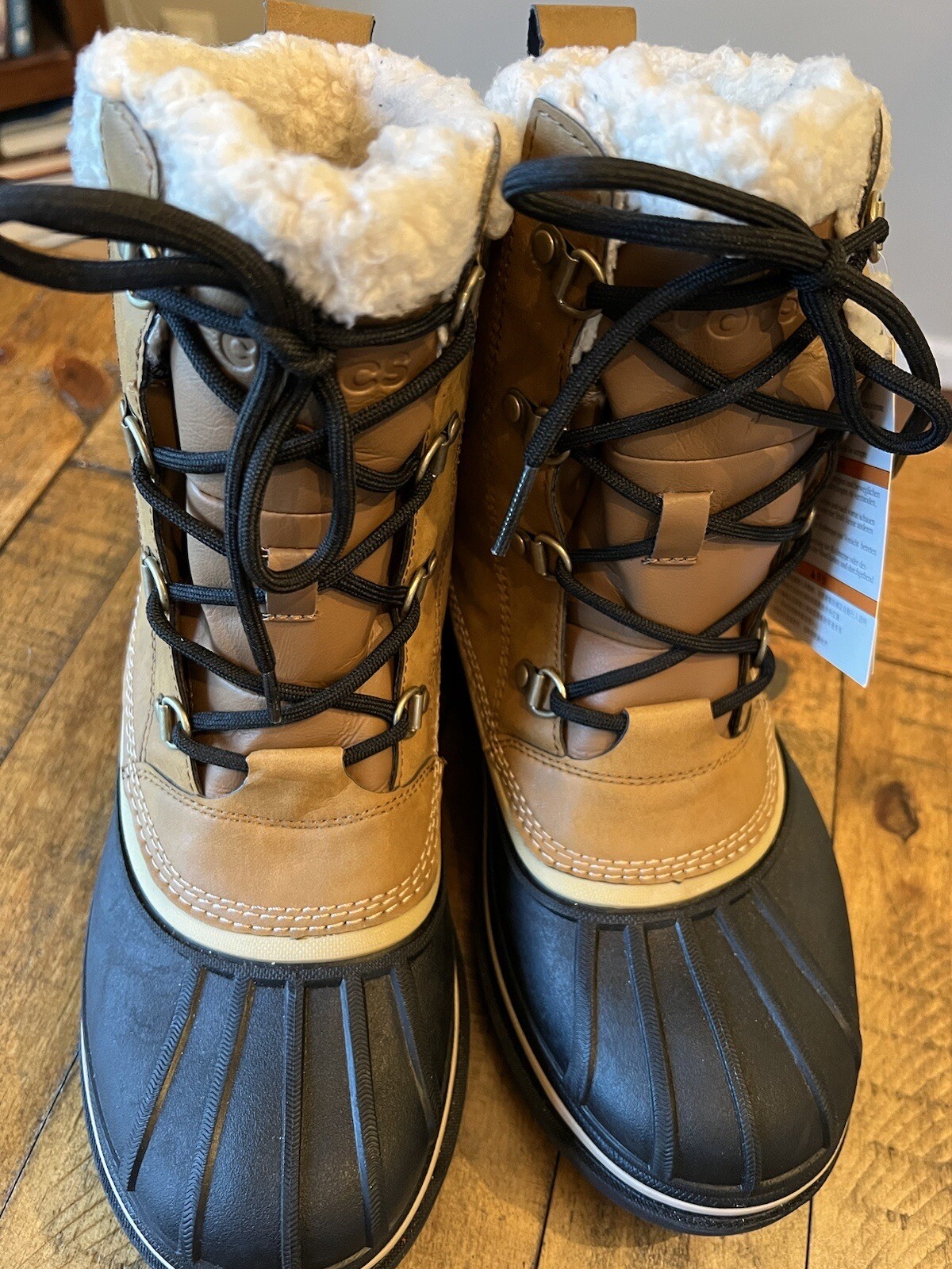 Crocs Allcast II Snow Winter Boots Wheat / Black Waterproof Men’s 9 ...