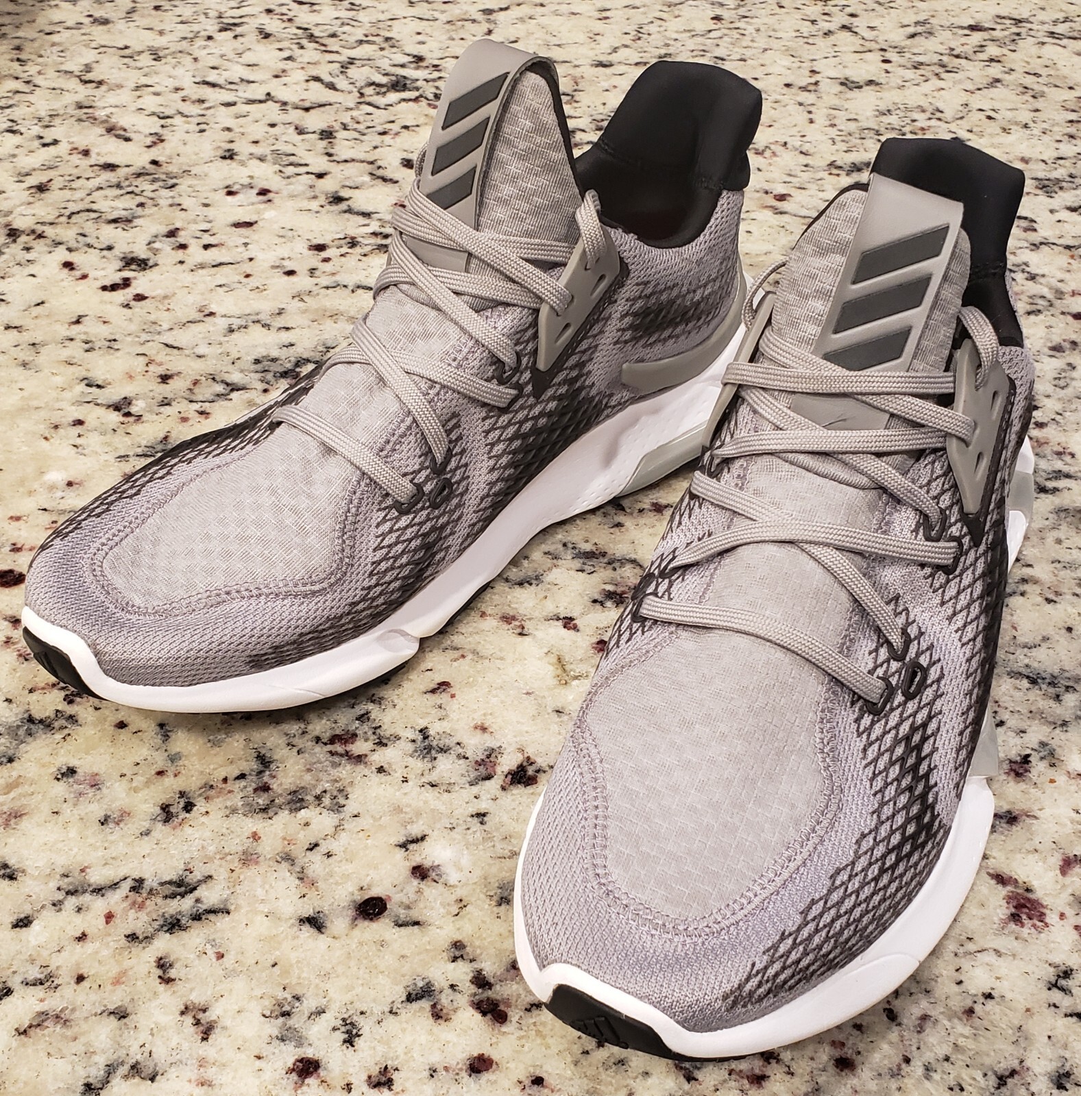 adidas Men's Edge XT Running Sneakers FU6789 Dove Gre… - Gem