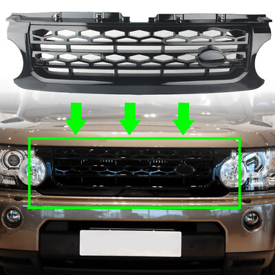 Front Grille Mesh Grill Vent Fits for Land Rover Discovery 4 LR4 2010 ...