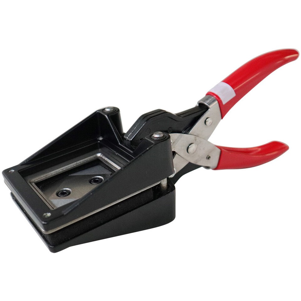 Hand Held Passport ID License Photo Punch Cutter Right/Round Corner Pic ...