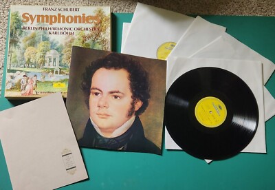 Franz Schubert Symphonies By Berlin Philharmonic Orchestra Karl Bohm 5 ...