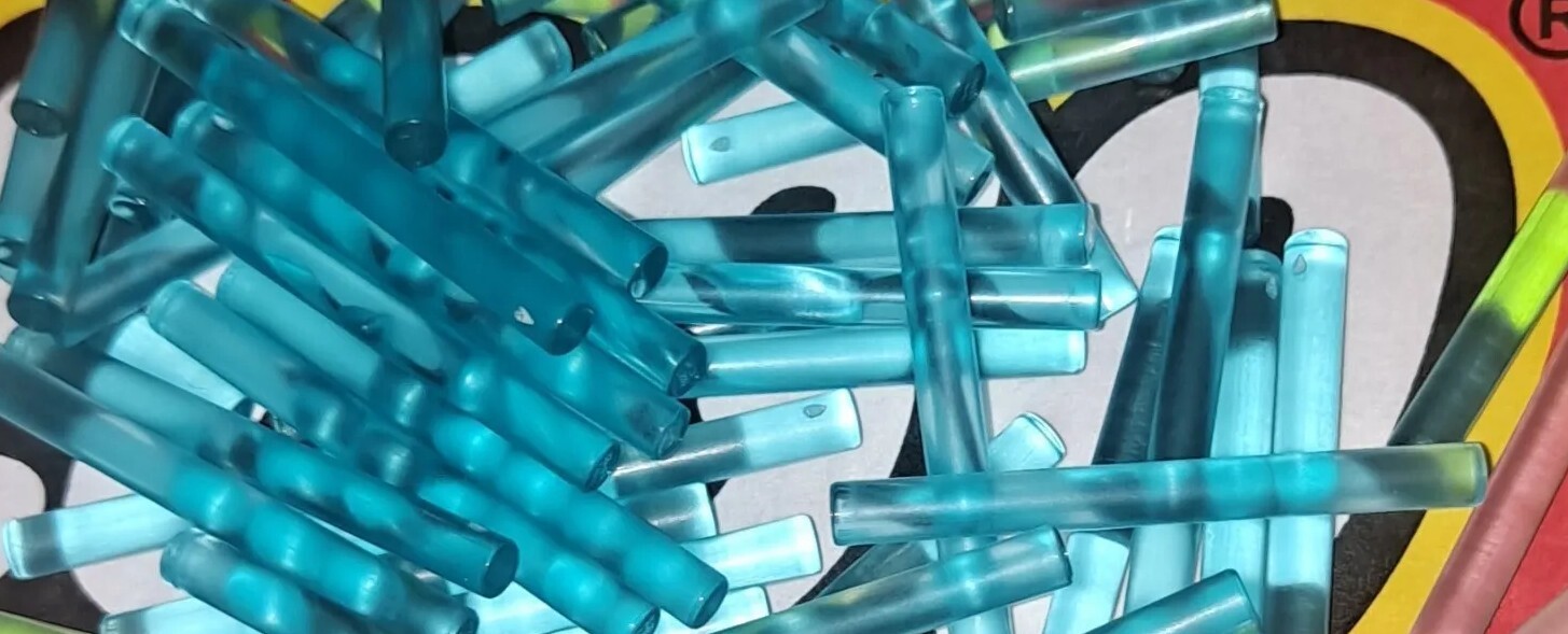 Lego 100x Trans Light Blue 4L Bar Light Saber Blade NEW | eBay