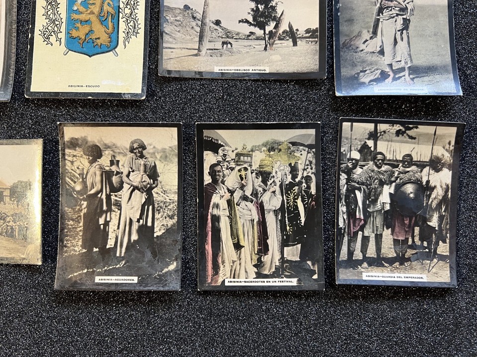 1900’s Ethiopia Emperor Negus Menelik II ABYSSINIA Card Set Rastafari ...