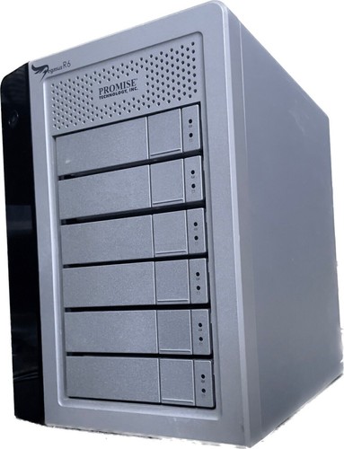 84TB Promise Pegasus R6 Thunderbolt RAID Array 6-Bay Caddies 6X 14TB HD ...
