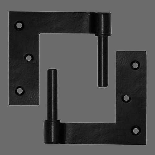 2" Stainless Steel LEFT SIDE Shutter Jamb Pintel-Pair-Black-Hardware | eBay