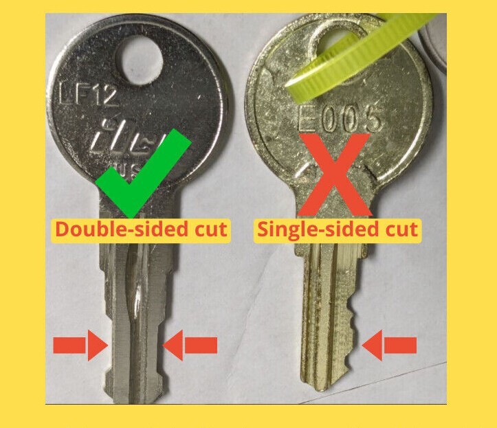 Thule Keys Roof Rack Bike Ski Luggage Carrier Key Cut to Code N001R ...