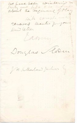 Douglas SLADEN / Autograph Letter Signed | eBay