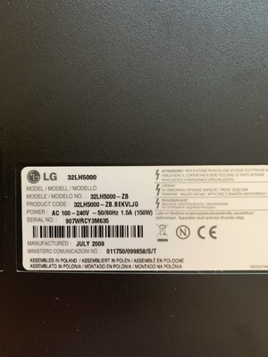 LG 32LH5000 32-inch 1080p Full HD LED TV Parts All Fully Working | eBay UK