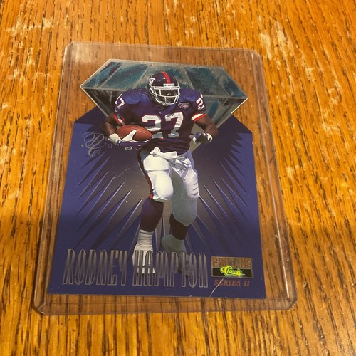 1995 Classic Pro Line Series II Precision Cut Sample Rodney Hampton # ...
