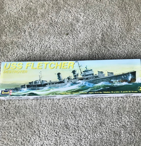 Revell U.S.S. Fletcher Destroyer Battleship Ship Model 1:306 Scale NEW ...