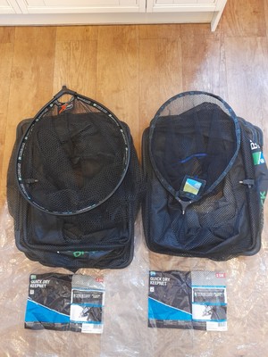 Preston Innovations 2.5m Keepnets and 16" 20" Landing Net Job Lot | eBay UK