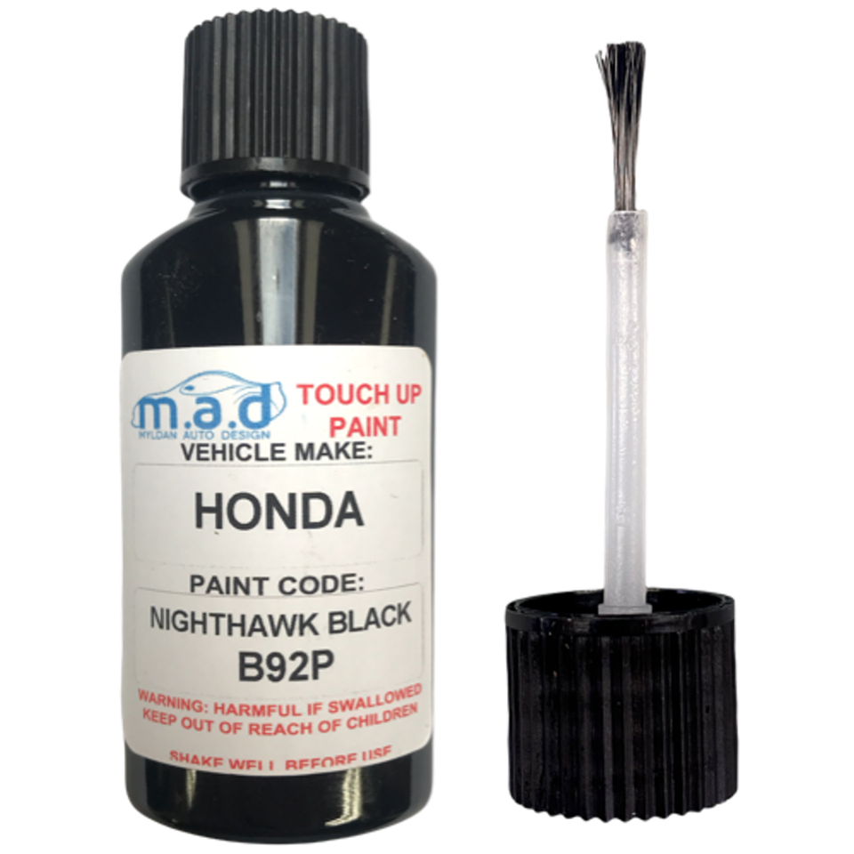 Touch Up Kit For Honda B92P Nighthawk Black Paint 30ML Civic Integra ...