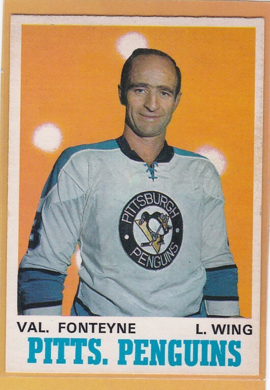 1970-71 O PEE CHEE HOCKEY VAL FONTEYNE #208 PENGUINS NM/NM+ *79680 | eBay