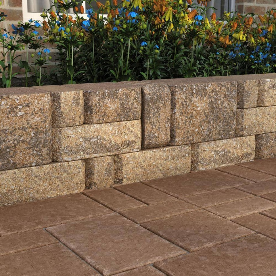 Pavestone Rumblestone Mini Sierra Blend Concrete Paver 7"X3.5"X1.75 ...