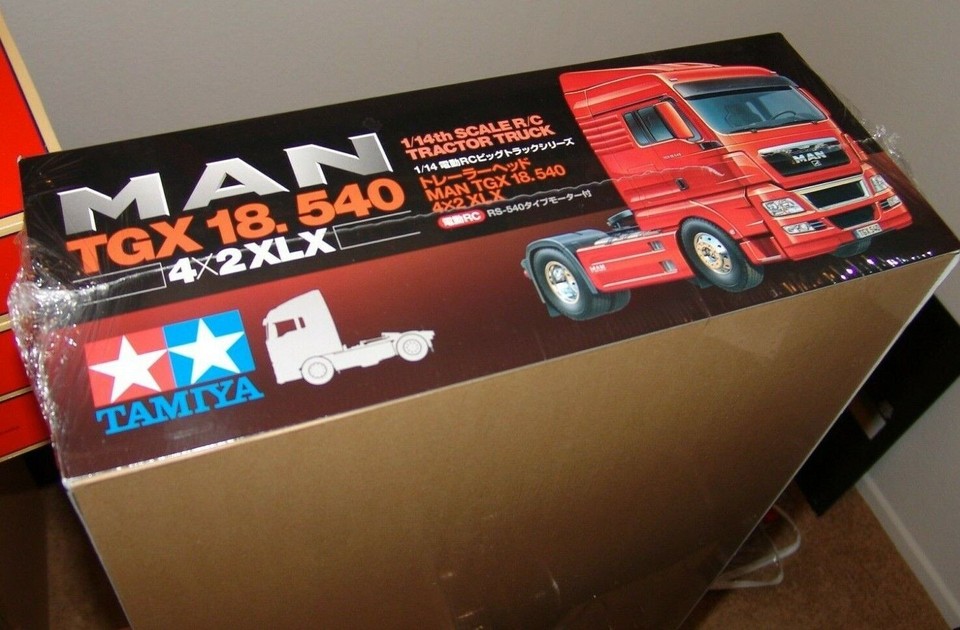 TAMIYA 1/14 TGX 18.540 4x2 XLX RED SPECIAL SEMI TRACTOR TRUCK KIT RC ...