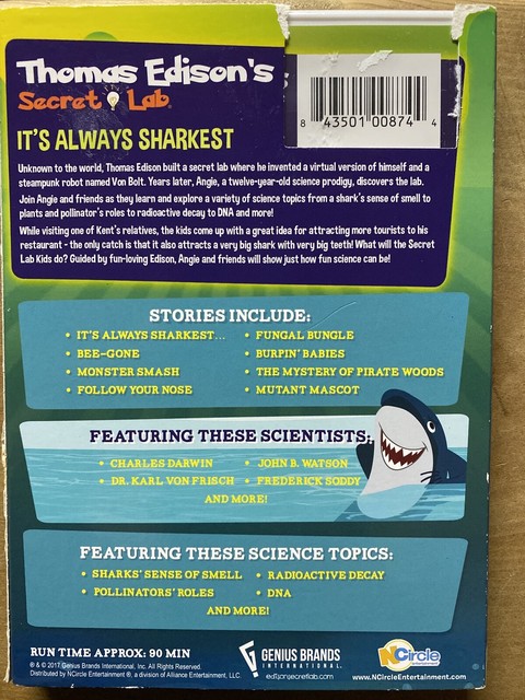 Thomas Edison's Secret Lab: It's Always Sharkest (DVD) for sale online ...