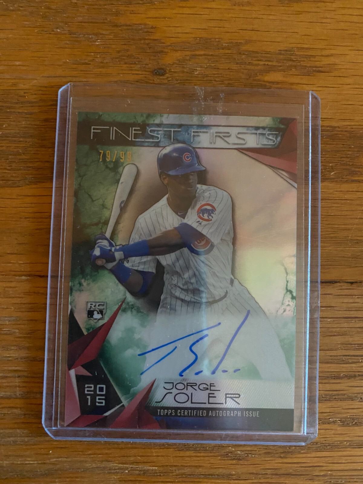 2015 Topps Finest Firsts Jorge Soler Auto 79/99 Chicago Cubs | eBay