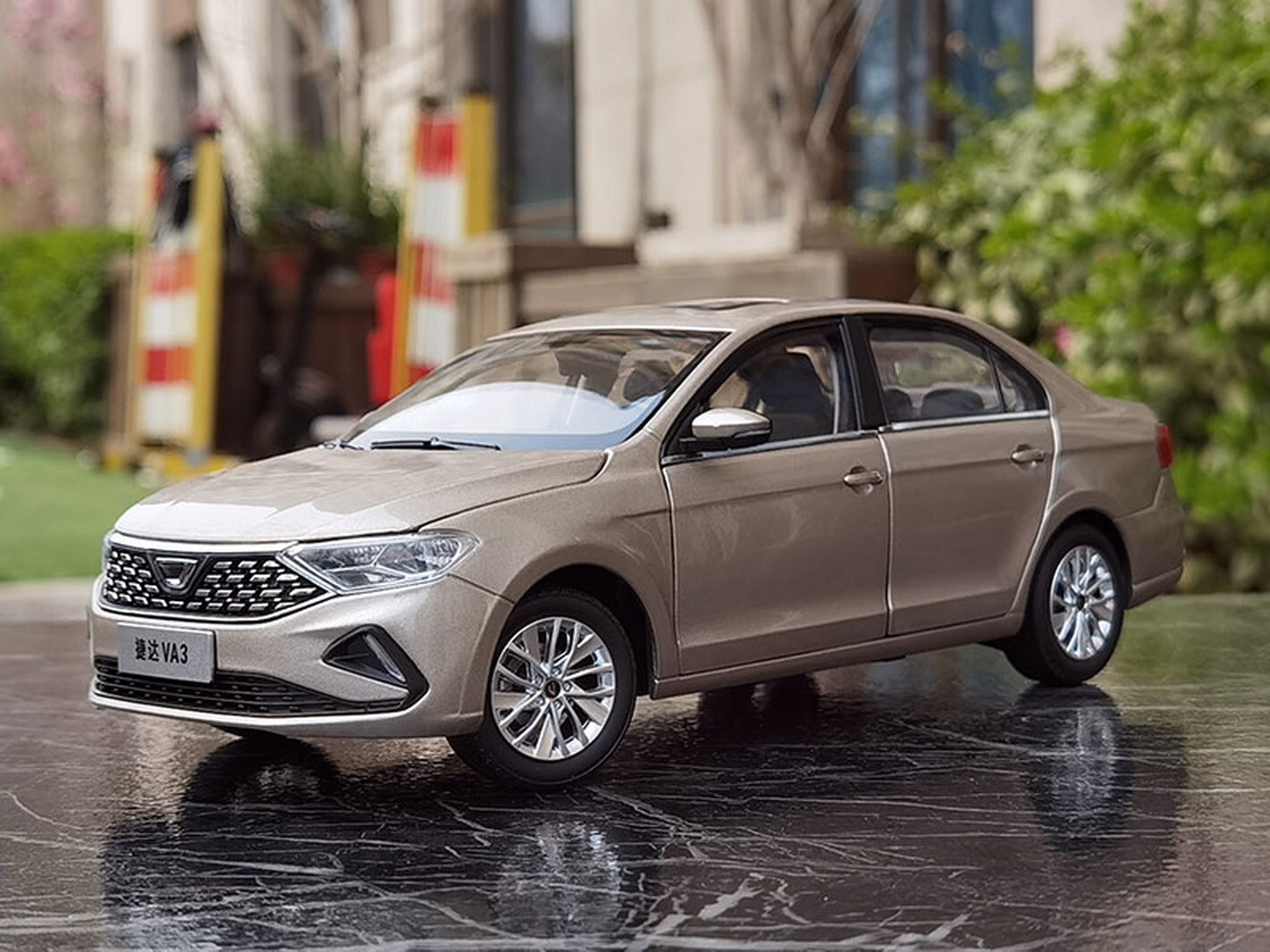 1/18 Scale For JETTA VA3 Gold DieCast Car Model Toy Collection | eBay