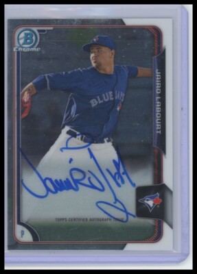 2015 Bowman Chrome #BCAP-JL Jairo Labourt Prospect Autographs | eBay