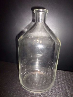 Corning Glass 2L 2000mL Reagent Storage Bottle Size 6 Stopper 1500-2L ...
