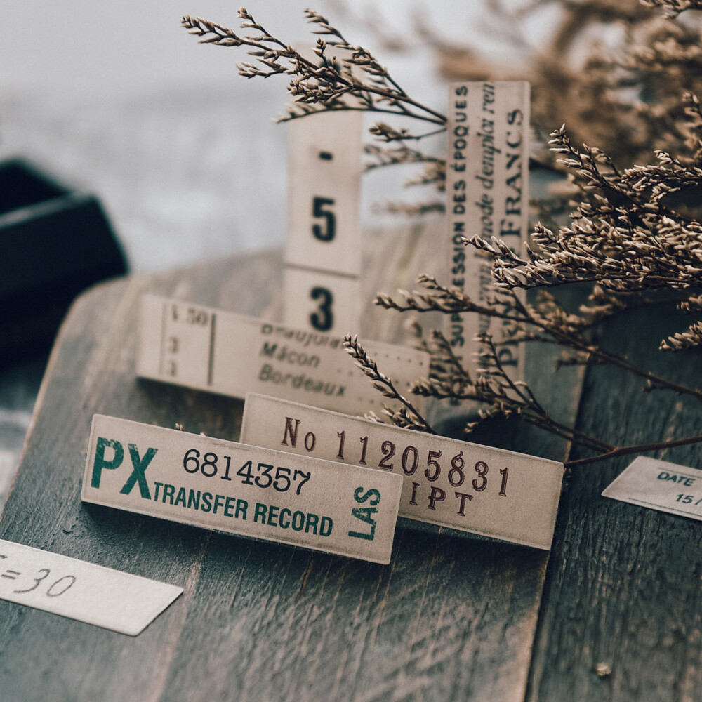 65Pcs Vintage Ticket Label Washi Sticker Scrapbooking Journal Album ...